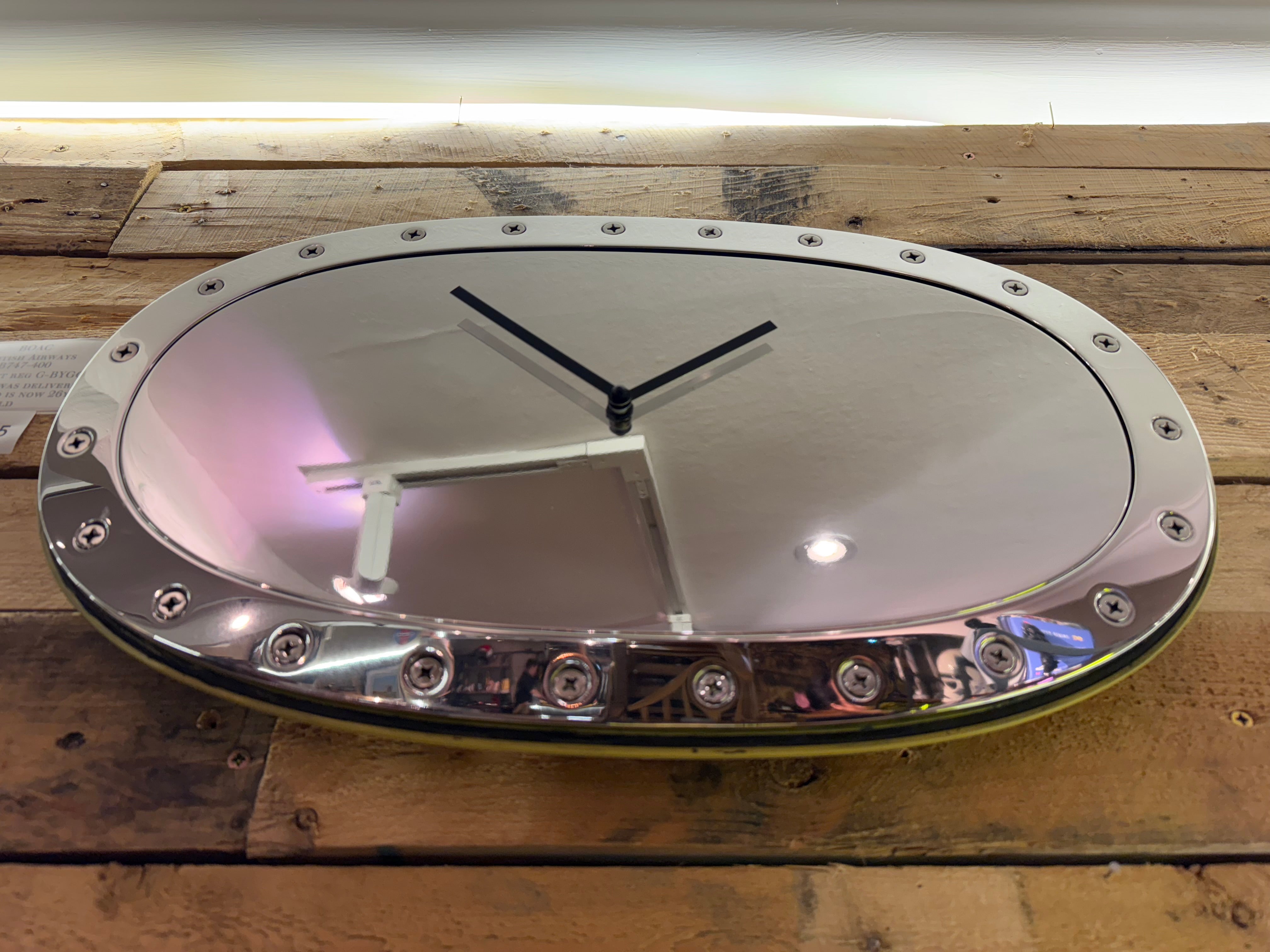 British Airways 747 Fuel Filler Clock - Highly Polished Aircraft / Air ...